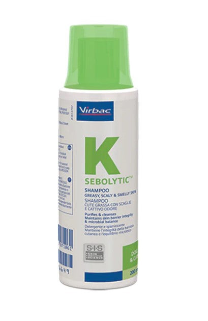 Virbac Sebolytic Medicated Shampoo for Pets - 200 ml – ALL4PETS